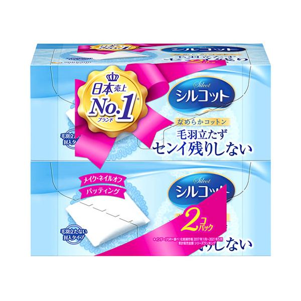 ユニチャーム　シルコット　なめらか仕立て　(82枚×2個)　JANコード：4903111455614