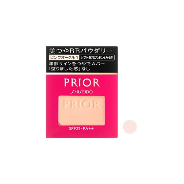 資生堂　プリオール　美つや　BB　パウダリー　レフィル　ピンクオークル1　ピンクよりの明るい肌色　SPF22　PA++　(10g)　JANコード：4901872024957　