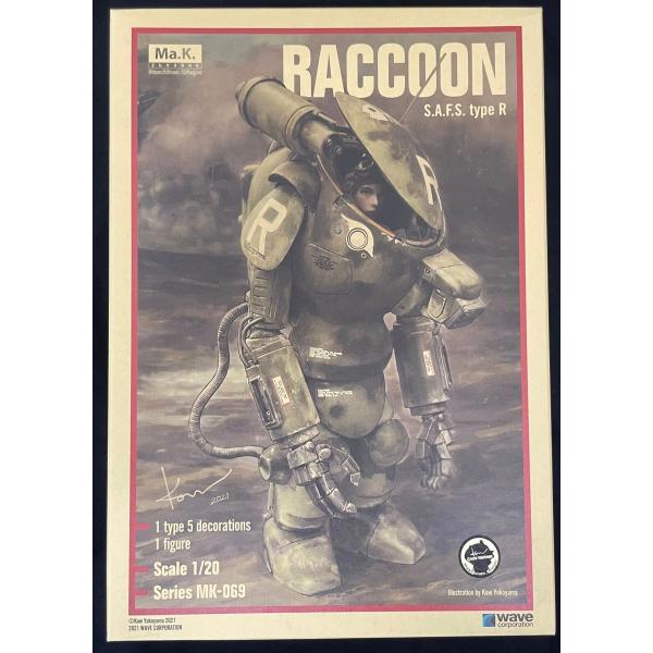 "マニピュレーター装備の左腕を持つS.A.F.S.の偵察型、「ラクーン」が8年振りに再販決定！「S.A.F.S.」の偵察型「ラクーン」が8年振りに再販となります。キットは、接着材を使用しないスナップフィットタイプで、各関節はポリキャップを配...