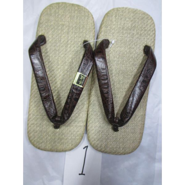 １．皮鼻緒     2.龍の柄（赤）3．龍の柄（黒）4．こちらだけLL(8寸6分）