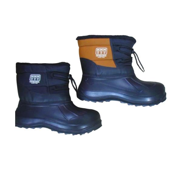 メーカー名：(株）ミツウマショートタイプなので脱ぎ履きが楽々。足首より下は一体成型型EVAなので水漏れ等の心配がありません。起毛裏地採用で雪の日でも足元が暖かいく快適歩行靴底から6cmまで防水設計です（靴上部の生地部分は防水性を備えていませ...