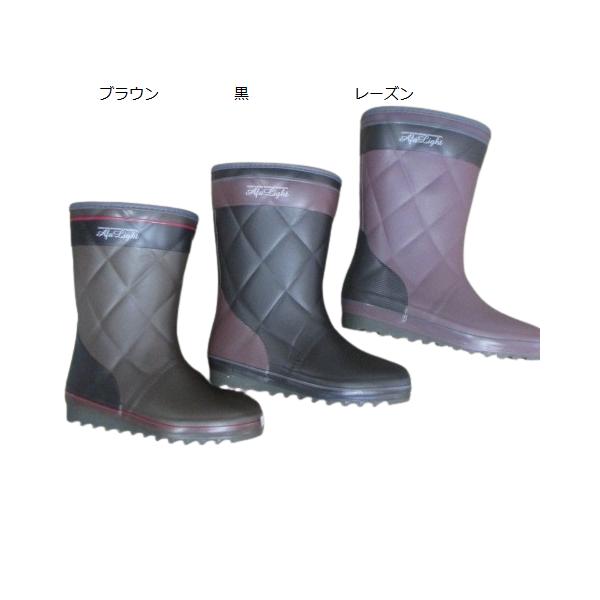 メーカー名：（株）ミツウマ商品名：エーファライトNo.32MUCE暖かで軽い！女性用カラー長靴です。ＭＵ(メッシュウレタン）４mmウレタン使用で暖かく、汗をかきにくい裏地を使用ＣＥ（セラミックスパイク)床を傷つけないスパイクソールを採用ライ...