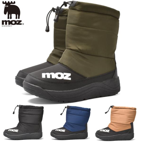 moz モズ スノーブーツ メンズ 防寒 防水 撥水 防滑 ダウン ロング ブラック ネイビー カーキ グレー ベージュ 2673 :moz-2673:靴工房あきまい - 通販 - Yahoo ...