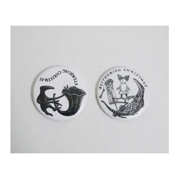 『エドワード・ゴーリーのマグネット：2種セット』・カリスマ的人気を誇る、大人向けの絵本作家、　エドワード・ゴーリーのイラストがマグネットになりました。・「BLITHERING CHRISTMAS」、　「STUMBLIG CHRISTMAS」...
