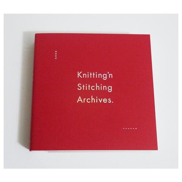 『Knitting ’n Stitching Archives. 手芸作品集』　宮田明日鹿：著・アーティスト・宮田明日鹿が2017 年より主宰している「港まち手芸部」の作品集。・子どものために作ったワンピース、教室に通いながら数年かけて完成...