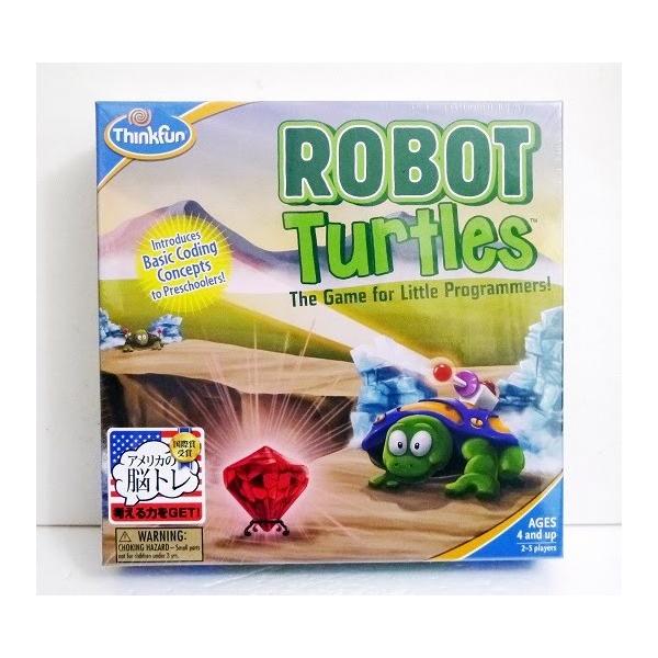 『Robot Turtles（ロボット・タートルズ）』・4歳からのプログラミング学習キットとして、クラウド・ファウンディング　 “KickStarter” で大きな話題となったボードゲーム。　プログラミングに必要な要素がぎっしり詰まっており...