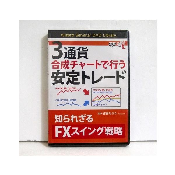 『DVD 3通貨合成チャートで行う安定トレード 』　知られざるFXスイング戦略　講師：結喜たろう・合成チャート＝通貨ポートフォリオ・ 外貨預金や保有通貨の防衛を考えている　方にも、簡単に保険を掛けることができる　概念です。・DVD1枚　50...