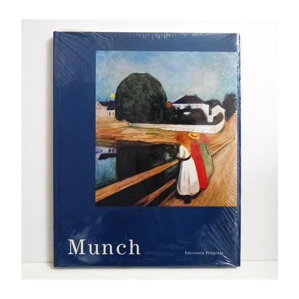 エドヴァルド・ムンク作品集「Munch」・ノルウェー出身の画家エドヴァルド・ムンクの作品集。・Ediciones Poligrafa ：発行　　・言語： 英語　　・64ページバーゲンブックです。(新品未使用の非再販本。シール貼付等の処理がさ...