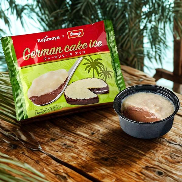 誕生日 バースデイケーキ にも。Jimmy's ジャーマンケーキアイス6個セット新宿Kojimayaコラボ商品　このたび新宿Kojimayaがコラボした商品は、沖縄県民のソウルスイーツの代表格！「ジャーマンケーキ」アメリカで生まれ、沖縄にも...