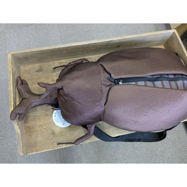 カブトムシの形のリュックです！お子さん用にどうぞ！