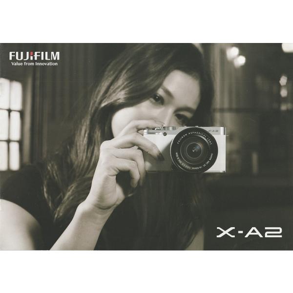 Fujifilm フジ X-A2 の カタログ 2015.2(未使用美品)です・A4版 全6頁・店印入り・メール便 発送、可能商品です。