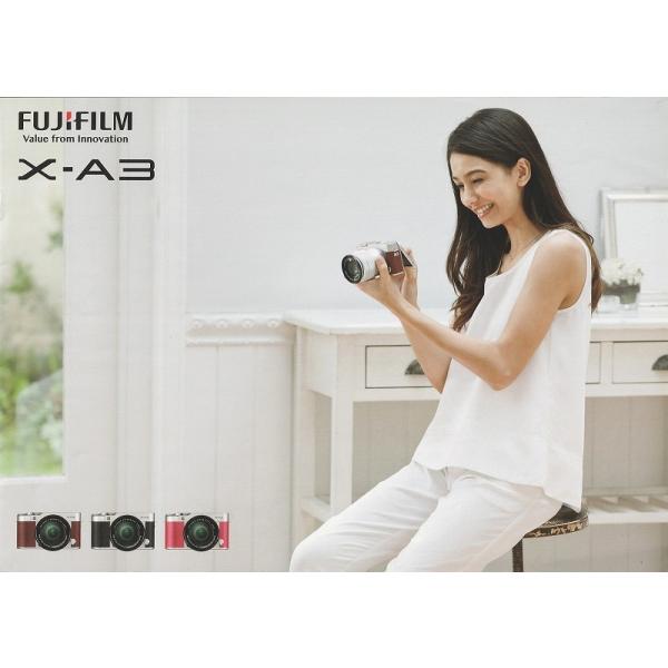 Fujifilm フジ X-A3 の カタログ /2016.9(未使用美品)です・A4版 全6頁・メール便 発送、可能商品です。