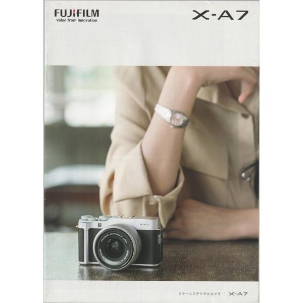Fujifilm フジ X-A7 の カタログ 2019.10(未使用美品)です・A4版 全14頁・メール便 発送、可能商品です。
