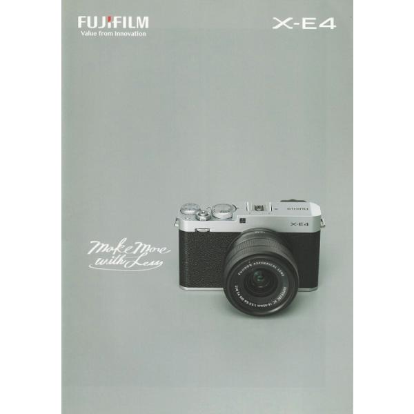 Fujifilm フジ X-E4 の カタログ /2021.1(未使用美品)です・A4版 全14頁・メール便 発送、可能商品です。