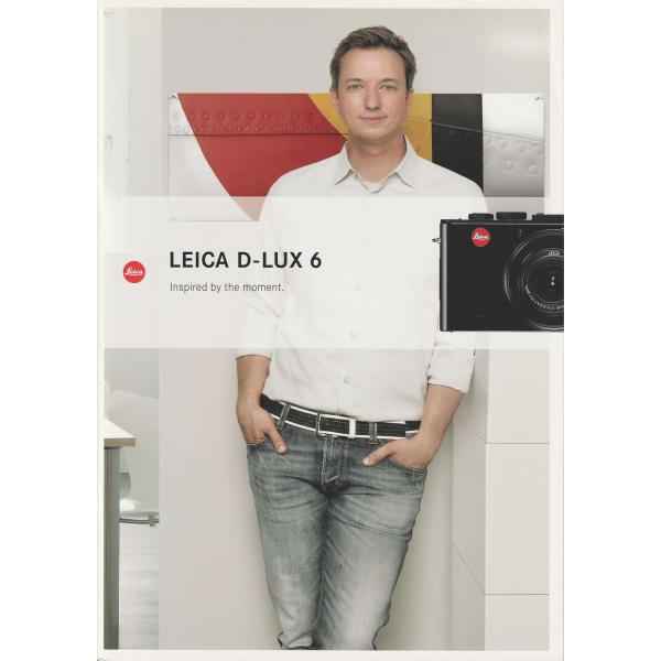 ライカ LEICA D-LUX 6 の カタログ (未使用美品)です・A4 版 全21頁・メール便 発送、可能商品です。