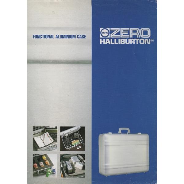 ゼロハリバートン ZERO HALLIBURTON アルミケース カタログ/シュリロ(美品)です・A4版 見開き全2頁・経年保管による、薄汚れ、こすれ傷多少あります(表紙)。・メール便 発送可能商品です。