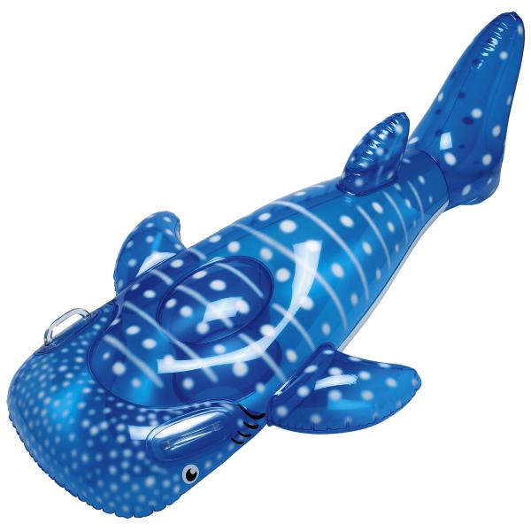 水族館で大人気のあの巨大なジンベイザメをリアルに再現したユニークなフロートです。全長164センチとビックです。■生産地：中国■素材・成分：塩化ビニール■パッケージ：個別ヘッダーバック入り