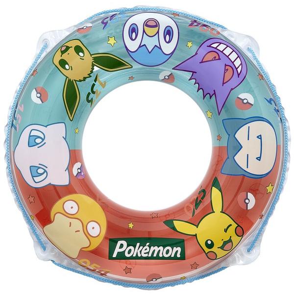 大人気キャラクター「ポケモン」をあしらった直径80cmの浮き輪です。膨らんだ内周は約105〜110cmで、ティーンエイジャー（12〜17歳）にぴったりのサイズ。  特徴としては、空気の出し入れが簡単な「かんたん空気栓」を採用し、安心のロープ...