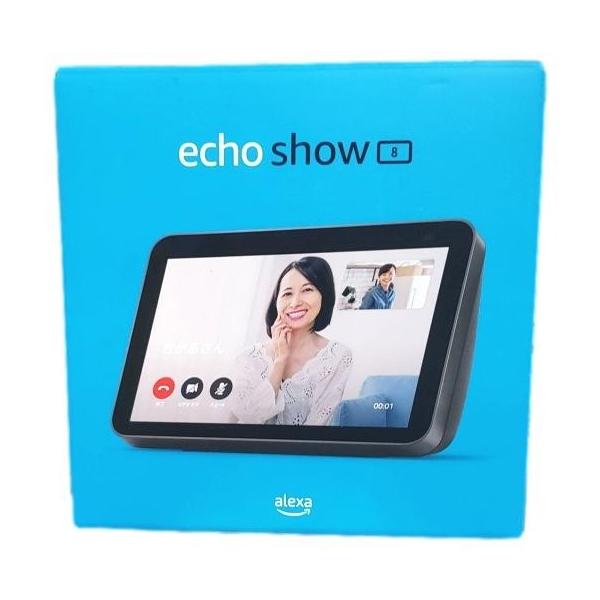 Amazon Echo Show 8 第2世代 チャコール HDスマートディスプレイ with Alexa概要：8インチHD画面を備えたAlexa対応スマートディスプレイ。映像も音声も快適に楽しめます。特徴：13メガピクセルカメラ搭載／ビデ...