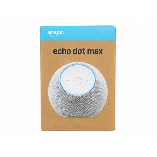 Amazon Echo Dot Max グレーシャーホワイト概要：Alexa搭載のスマートスピーカーで、音声操作や音楽再生に対応。特徴：高音質スピーカー搭載／天気・ニュース確認／スマート家電連携に対応。用途：音楽鑑賞、タイマー設定、音声アシ...