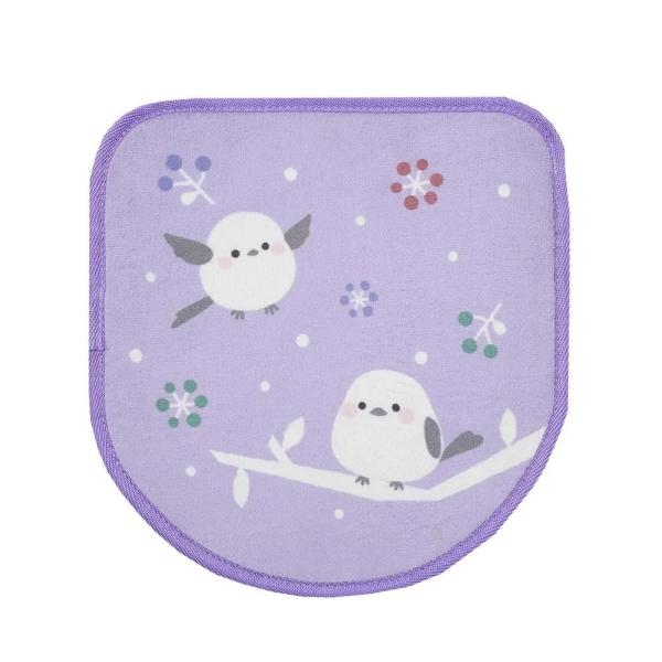 雪の妖精 シマエナガトイレ蓋カバー ラベンダー C-00795概要：“雪の妖精”シマエナガ柄が可愛いトイレ蓋カバー。空間を明るく彩ります。特徴：ポリエステル素材／裏面3点吸着でズレにくい／約38×40cm・適合サイズ40×42×6.5cm以...