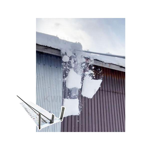 雪が滑り落ちる新感覚の雪下ろしアイテム！雪を「押す」「引く」動作で切り出し、切り出した雪はシートに添ってすべって落下します。重量2.2kgと軽量なので、お年寄り・女性でもらくらく♪地上からも屋根からも、屋根の雪下ろしが出来ます。・サイズ：（...