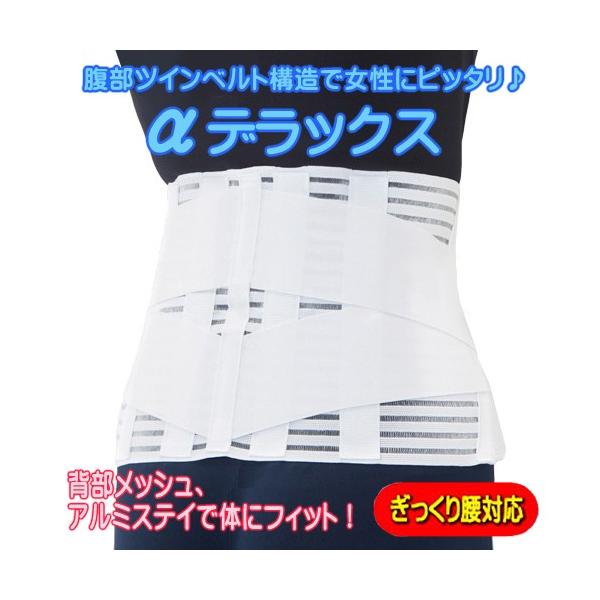 ぎっくり腰やヘルニア等重度の腰痛にも対応。腹部2分割構造でウエスト・ヒップの差の大きい女性用としても人気。着脱可能なアルミステーにより体型に合わせてフィット感を調節できるコルセット。●重度の慢性腰痛の人●女性向け●恰幅のよい人●長時間着けた...
