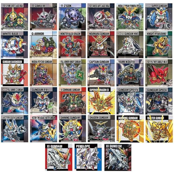 元祖 S Dガンダム スナックII 全33種セット ※お菓子は付属しません33.ヤクト・ドーガ(ギュネイ・ガス専用機)34.ザクIII35.量産型ズゴック36.ヤクト・ドーガ(クェス・エア専用機)37.武者精太頑駄無 風雲騎馬スペシャル38...