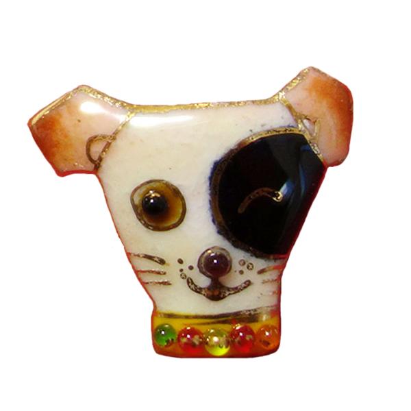 ＜サイズ＞（約）幅25mm×奥行き15mm×高さ25mm、重さ：約5g＜素材＞銅板・七宝釉薬・ガラス粒子・金液日本製伝統工芸風の七宝焼とは、ひと味ちがう、モダンであたたかみのあるデザインの、アンクル・ゼットの七宝焼のピンブローチです。七宝焼...