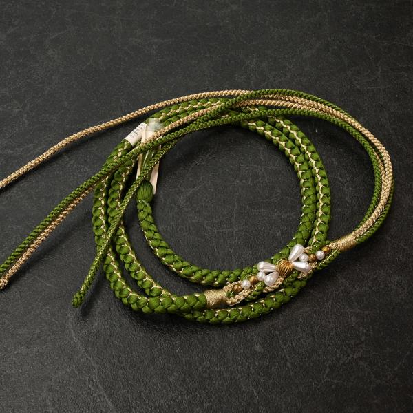 【素　材】正絹【色・柄】緑