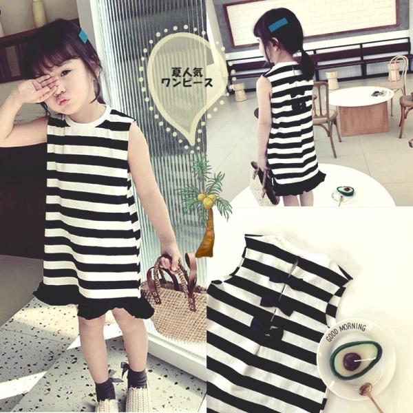 この商品はワンピースのみです。★サイズ：100　着丈:54cm 胸囲:29.5cm★サイズ：110　着丈:58cm 胸囲:30.5cm★サイズ：120　着丈:62cm 胸囲:31.5cm素材：綿：９５％　着心地の良いワンピース!!★【人気デ...