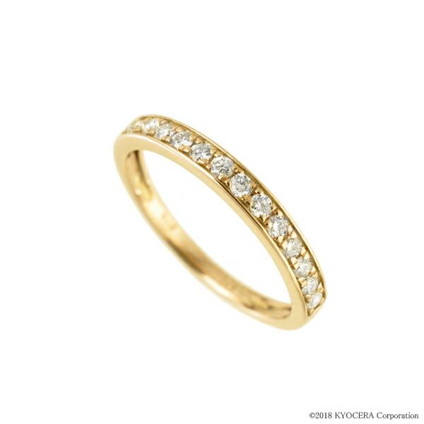 合計0.15カラットの高品質ダイヤモンドを、ストレートにセッティングしたピンキーダイヤモンドリングです。【素材】K18イエローゴールド【石種】天然ダイヤモンド13pcs合計0.15ct【リング幅】最大幅約2.2mm