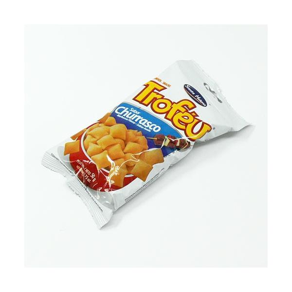 ＜商品詳細＞■原材料名：小麦粉、大豆油、キャッサバ澱粉、調味料（コーンスターチ、アミノ酸、植物タンパク質、マルトデキストリン、香料）、食塩、酵母■内容量：50g■賞味期間：別途商品ラベルに記載■原産国：ブラジル■保存方法：高温多湿を避けて保...