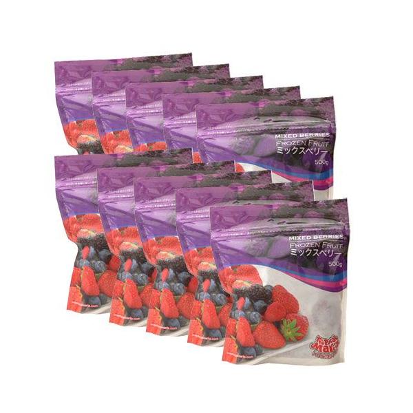 ＜商品詳細＞■原材料：ブルーベリー、ラズベリー、ブラックベリー、ストロベリー■内容量：500g×10袋■賞味期限：別途商品ラベルに記載■原産国：チリ■保存方法：-18度以下で保存してください。※送料無料につきまして配送先が沖縄・離島は別途1...