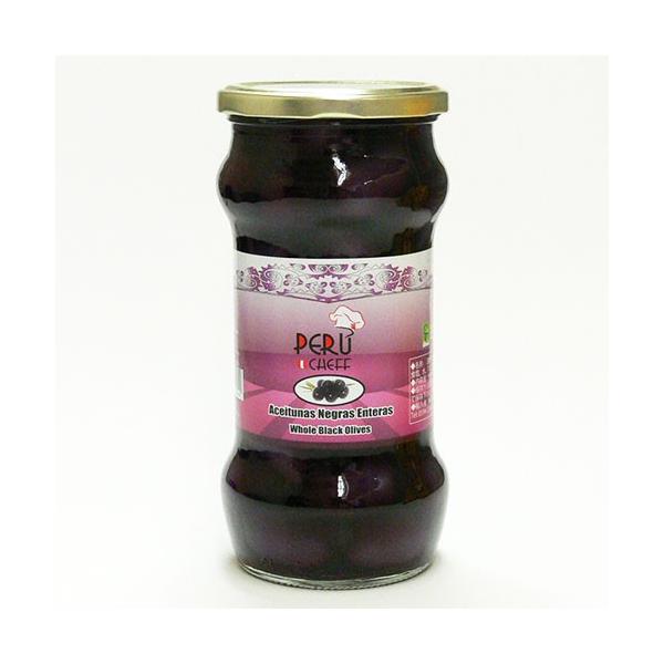 ＜商品詳細＞■原材料：ブラックオリーブ、食塩、水、クエン酸、乳酸■内容量：565g■賞味期間：別途商品ラベルに記載■保存方法：直射日光と高温多湿の場所を避けて保存してください。■原産国：ペルー
