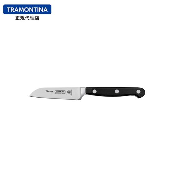 ＜商品詳細＞■メーカー：トラモンティーナ（ブラジル）■サイズ：全長18.5cm 刃渡り3インチ(約7.5cm) 刃板厚：2.5mm■重量：55g■材質：ステンレスDIN1.4110、ポリカーボネート樹脂■備考：食洗機対応※送料無料商品でも、...