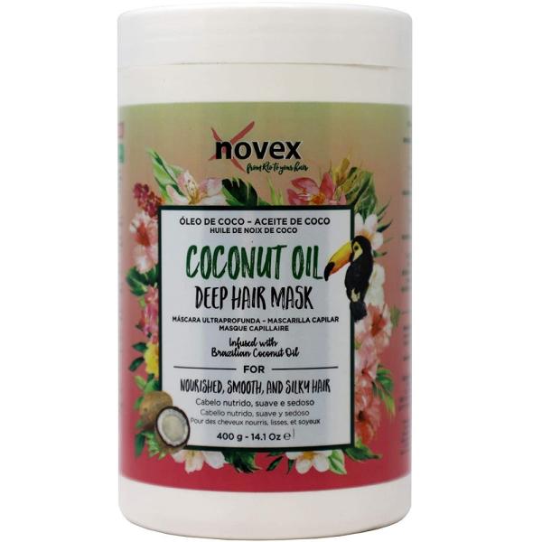 NOVEX oleo de coco creme de tratamento原材料：水、セテアリルアルコール、ミネラルオイル、コーンスターチ、セトリモニウムクロリド、ベンジルアルコール、香料、エタノール、ヒドロキシエチルウレア、安息香酸、ヤ...