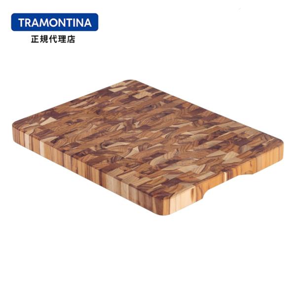 100年を超える歴史を持つブラジルキッチンウェアメーカー最大手「TRAMONTINA」シュラスコシリーズの天然木エンドグレインカッティングボード。アマゾン河口のブラジル北部ベレンという町で作られた、ブラジリアンチークを使用しております。自然...