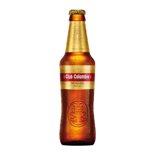 コロンビアを代表するビール、Club Colombia。60年近い歴史をもつ王道のラガービール！パッケージには、コロンビアの先住民の金細工のデザインがあしらわれています。苦みが少なく、のど越しがよく飲みやすいクラブコロンビアのゴールデンラガ...