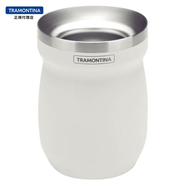 ＜商品詳細＞■商品内容 ：マテカップ(茶器)■サイズ：高さ11.2cm、本体直径8.3cm■容量 ：240ml        ■材質：ステンレス ■重量：145g■色：ホワイト■原産国：ブラジル