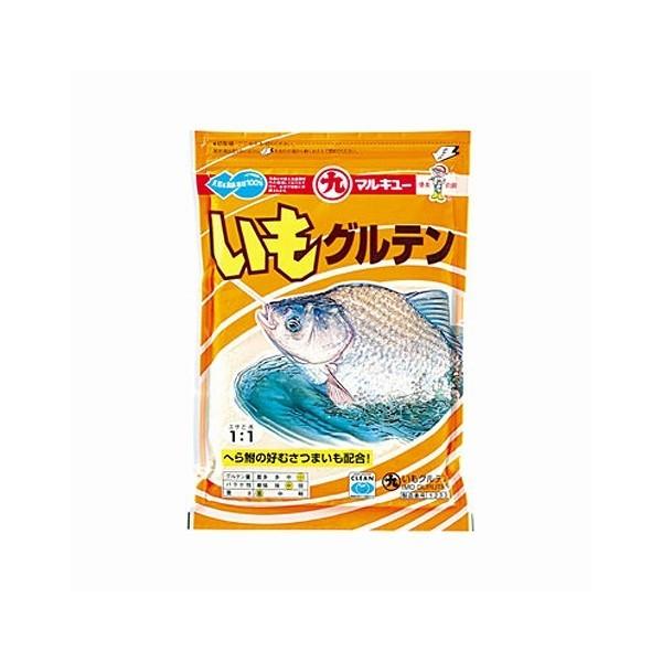 サツマイモを配合した、重さのあるグルテンエサです。グルテンの底釣りで最も人気のあるエサです。他のグルテンとの相性も良くウワズリを抑える効果もあります。野釣りから管理釣り場まで、釣り場を選ばず大型狙いにも適しています。エサのまとまりが良いこと...