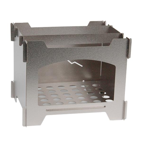 極薄チタン製 超軽量ソロストーブ板厚0.3mmのチタン材を使った手のひらサイズのストーブ(焚き火台)本体の重さはわずか43g(ケースは31g)付属ケースもチタン製で、灰受けとして利用することができて便利。チタン製で丈夫なため耐荷重は10kg...