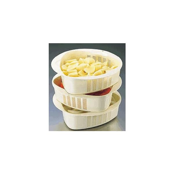 ●下ごしらえや保存に最適です！重ねても使いやすい構造です！　■サイズ：(外径)180mm×(深さ)75mm　