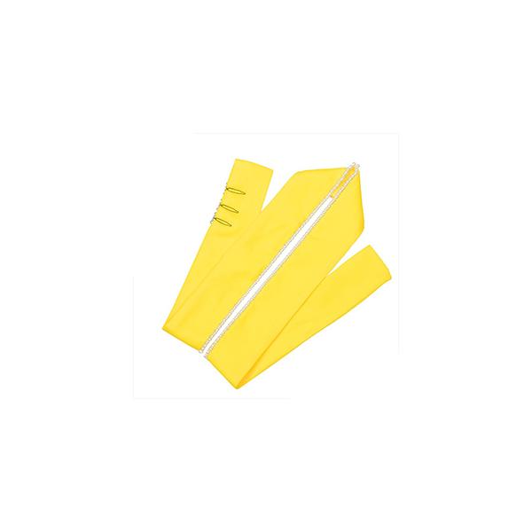 手持ちの着物にお使いいただくだけで華やかになるパールのついた豪華な伊達衿（黄）です。伊達衿は少ししか見えない部分ですが、合わせる色や飾りによって、印象がかなり変わります。お顔に近い部分で、目立つので重要アイテムの一つです♪小物使いで人とは違...