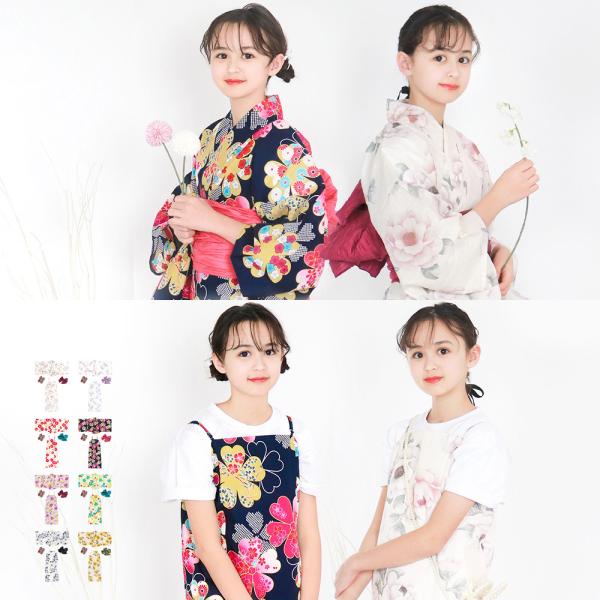 モデル着用のコーディネート通りの［ワンピース浴衣］＋［帯］＋［下駄］の3点セットをお届けします！着物屋さんの失敗しない浴衣コーディネートでこの夏を満喫してください♪セット内容：《 １：浴衣 》・お仕立て上がり・バチ衿仕立ての変わり織が涼やか...