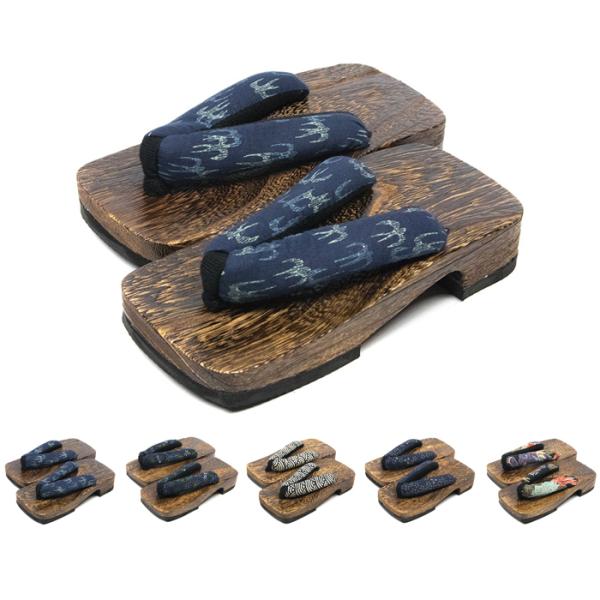 男の子用の桐焼下駄になります。台裏に滑り止めつきです。各サイズからお選び頂けます。※この度、柄が選べるようになりました！サイズ 16.5cm、18cm、19.5cm、21cm、23cm表記サイズは台の実寸になります。※下駄や草履は履いた時に...