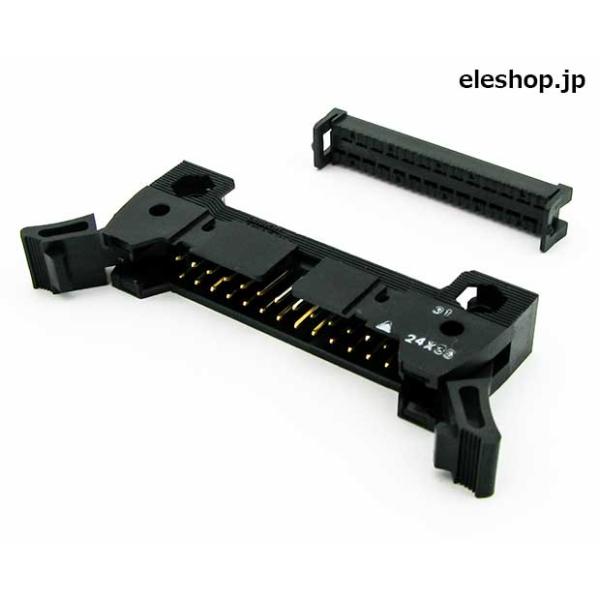 13×2列=26pin/2.54mmピッチ、MILコネクタのケーブル圧接型プラグです。MIL規格(MIL-C-83503)に準拠。