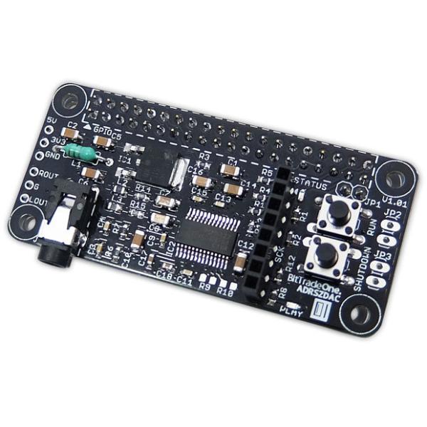 コンパクトなRaspberry Pi Zero にぴったりの”pHAT”サイズでラズパイZeroと重ねて使用するハイレゾDAC基板です。小さな基板でHi-Resオーディオを実現。ネットワークオーディオ端末としても利用可能。