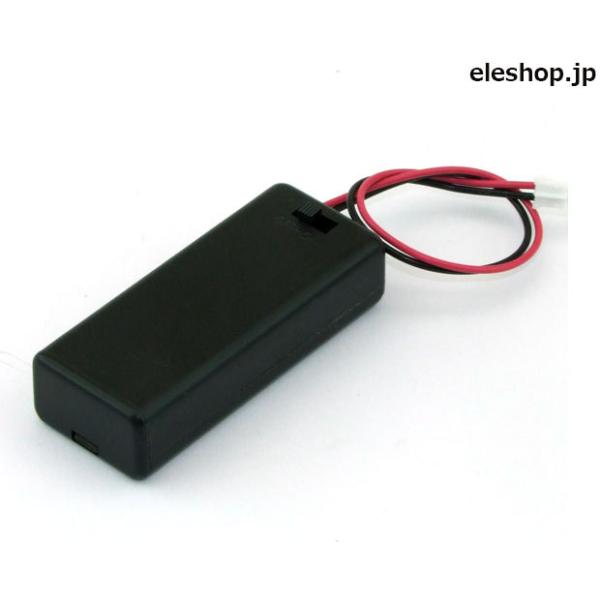micro:bit対応の単4×2本用電池ケースです。ケーブルにはmicro:bitの電源入力コネクターに合わせて日圧のPHコネクター2Pが付いています。また、電池ケース自身にスライドスイッチが付いていますのでmicro:bit本体の電源ON...