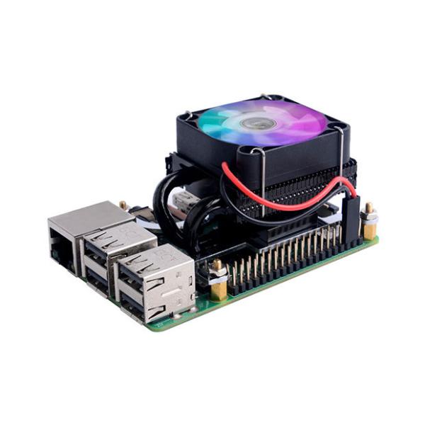 トップフロー型のCPUファンを搭載し、高い冷却性能と薄型を両立したRaspberry Pi 3B/3B+/4B用の冷却キットです。高負荷動作をRaspberry Piで行う際にお勧めです。ファンはRGBイルミネーションを内蔵し視覚的なインパ...